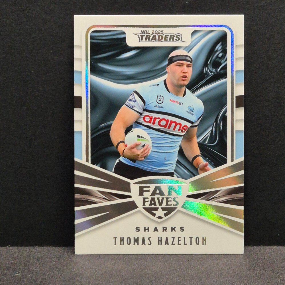 2025 NRL Traders - Fan Faves - FF10 - Thomas Hazelton