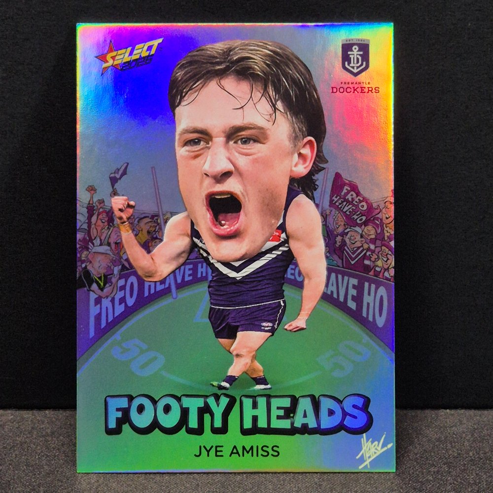 2026 AFL Footy Stars - Footy Heads - FH31 - Jye Amiss