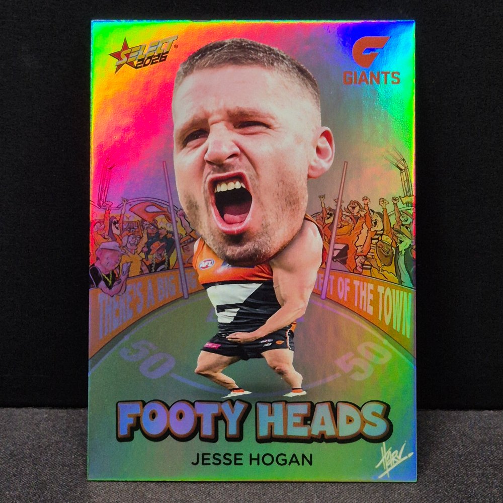 2026 AFL Footy Stars - Footy Heads - FH47 - Jesse Hogan