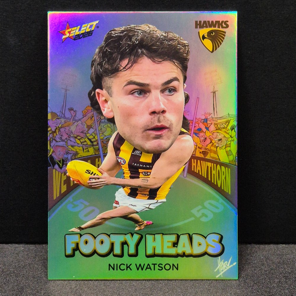 2026 AFL Footy Stars - Footy Heads - FH59 - Nick Watson