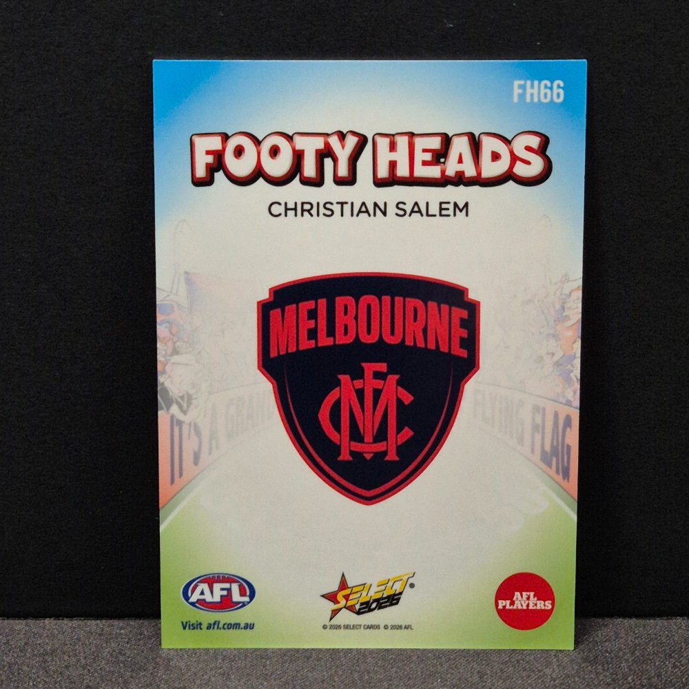 2026 AFL Footy Stars - Footy Heads - FH66 - Christian Salem
