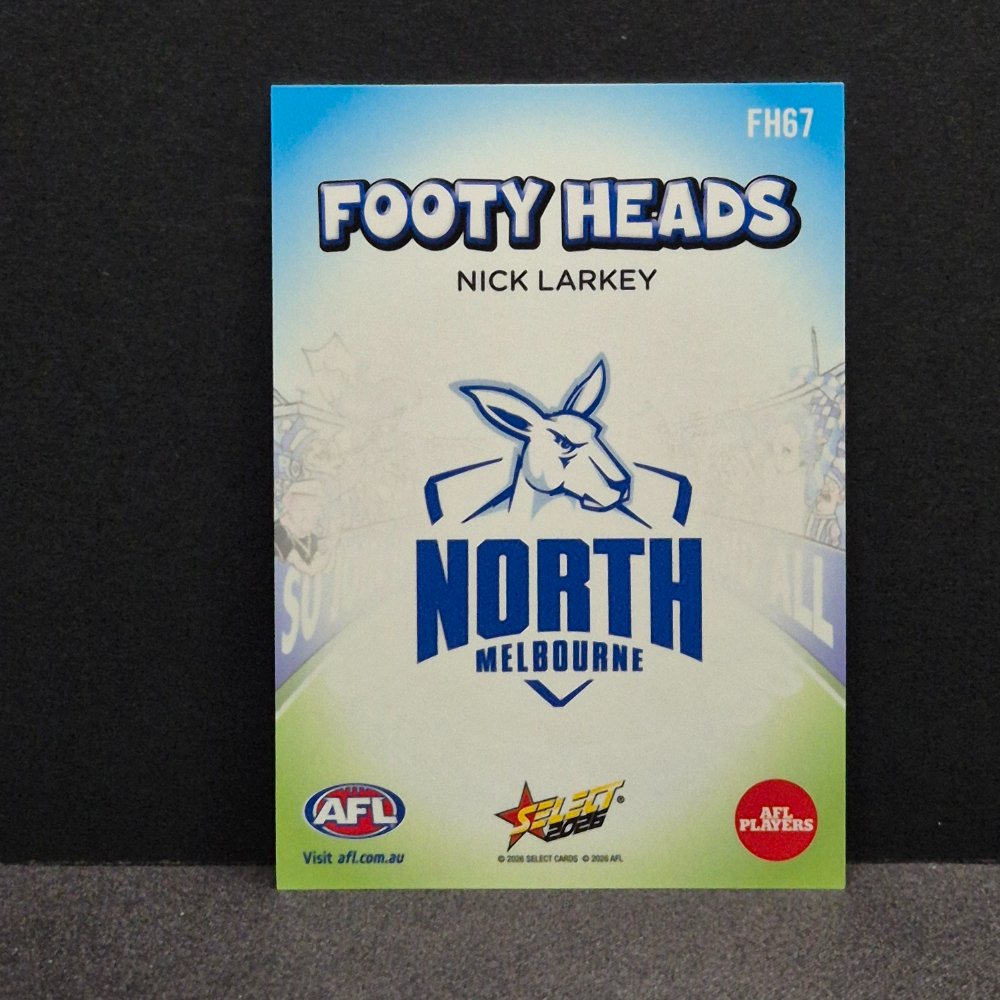 2026 AFL Footy Stars - Footy Heads - FH67 - Nick Larkey