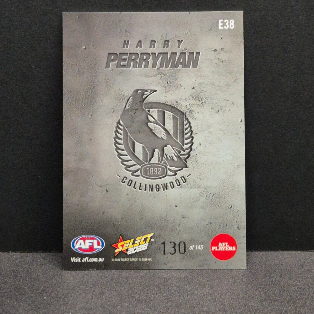 2026 AFL Footy Stars Hobby - Etched - E38 - Harry Perryman