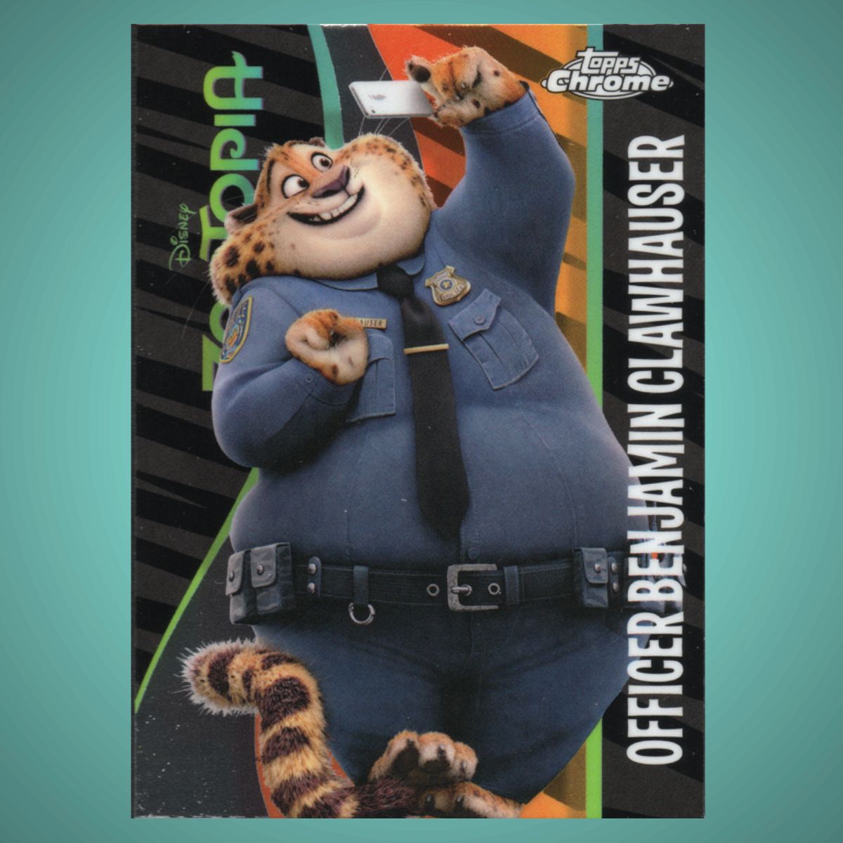 2025 Topps® Chrome Disney Zootopia Icons Officer Benjamin Clawhauser Z